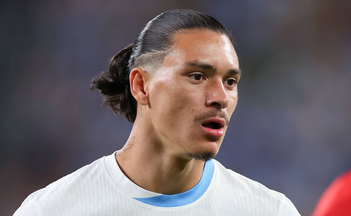 Video: Darwin Nunez and Uruguay players clash with Colombian fans in ...