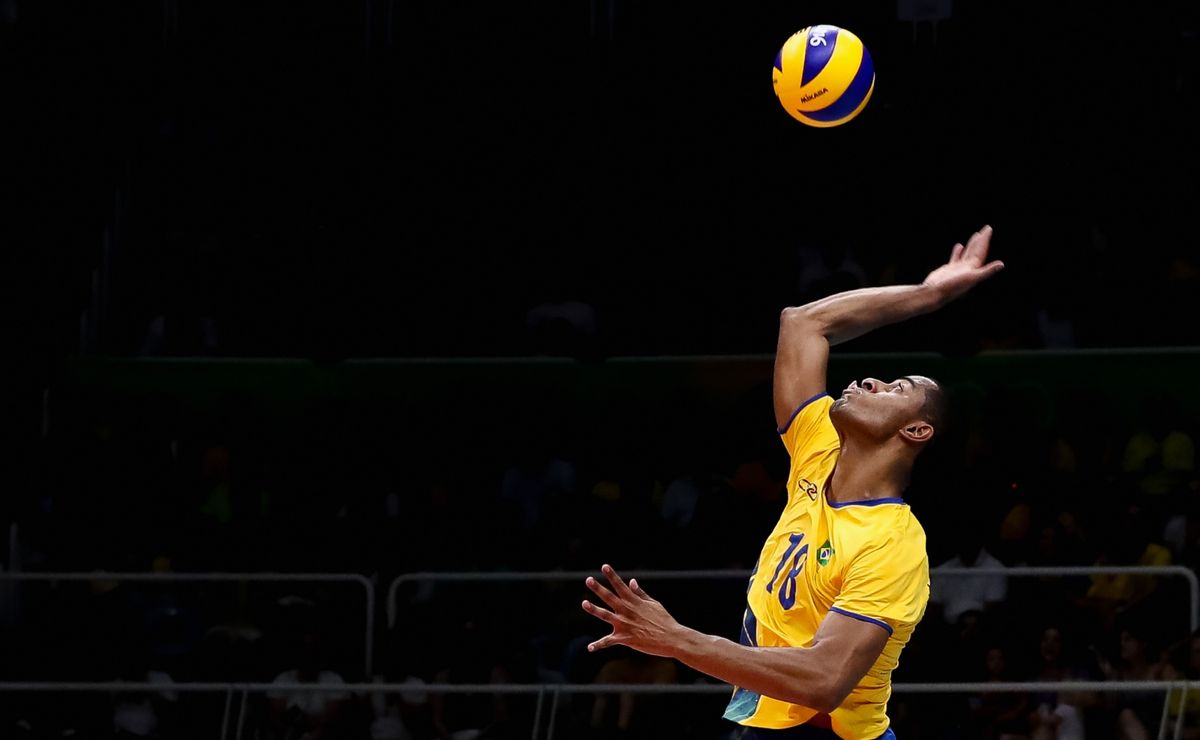 Why does one volleyball player wear a different colored jersey at the ...