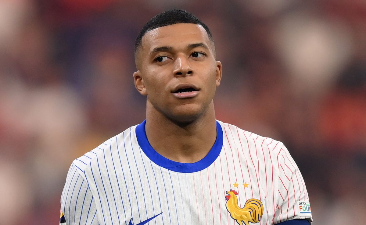 Is Kylian Mbappe playing today for France vs Belgium in the 2024 UEFA ...