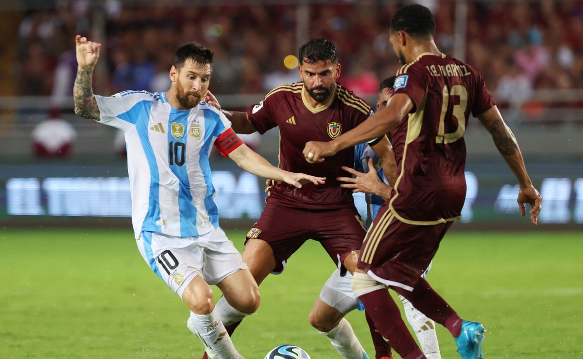 Lionel Messi and Argentina held to 1-1 draw by Salomon Rondon's ...