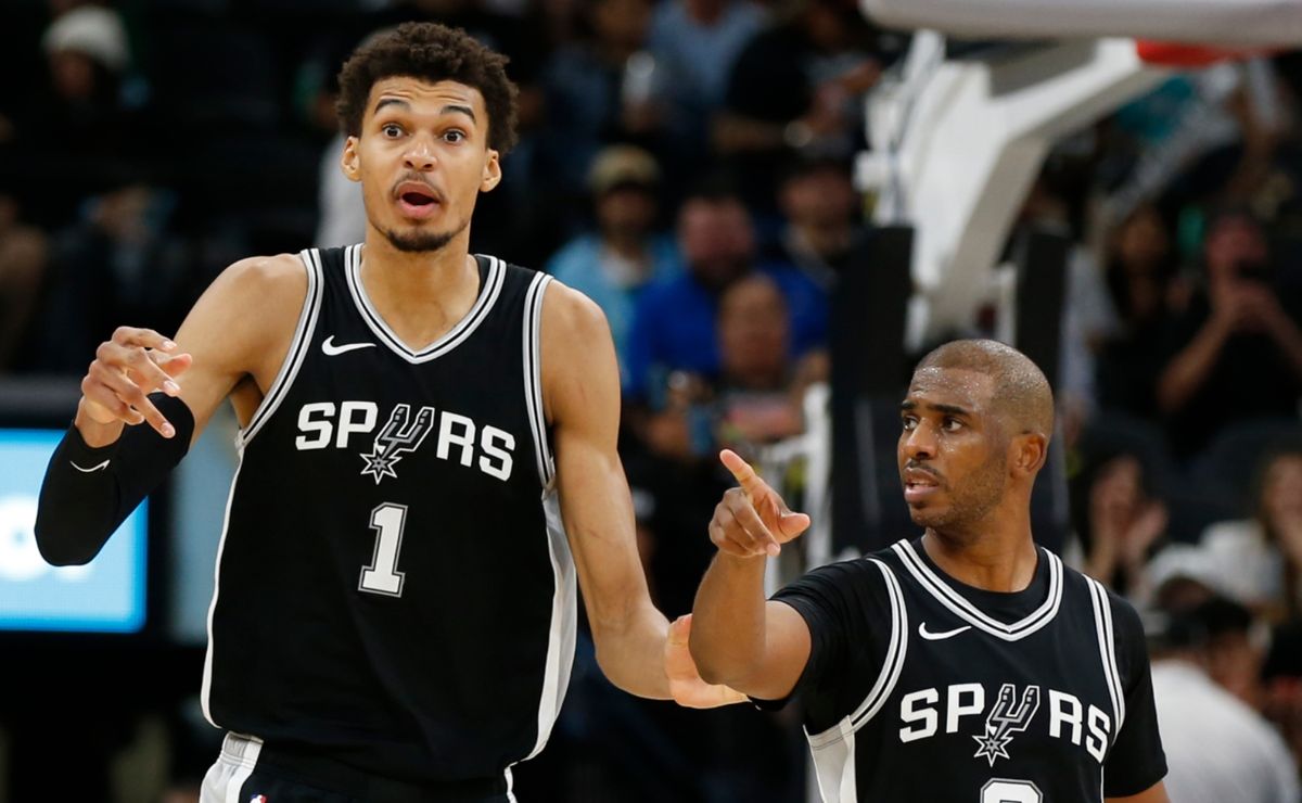 NBA News: Spurs star Chris Paul praises Victor Wembanyama after beating the Warriors - Bolavip US