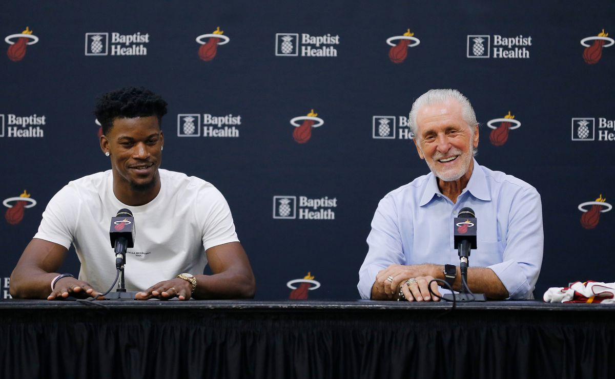 Former NBA All-Star criticizes Pat Riley over Heat's handling of Jimmy ...