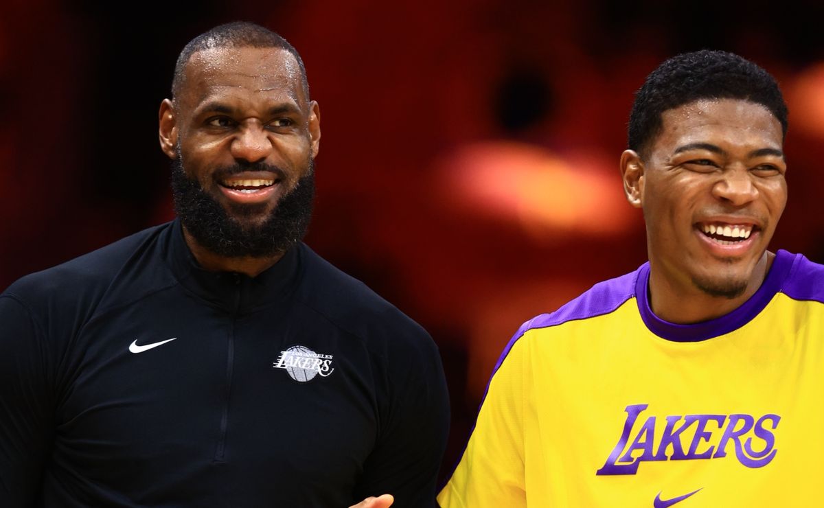 Lakers' Rui Hachimura breaks down the reality of playing with LeBron James, Anthony Davis ...