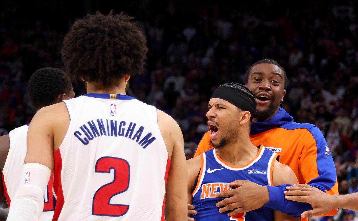 Fans react to controversial finish in Knicks' game 4 win over Pistons - Bolavip US