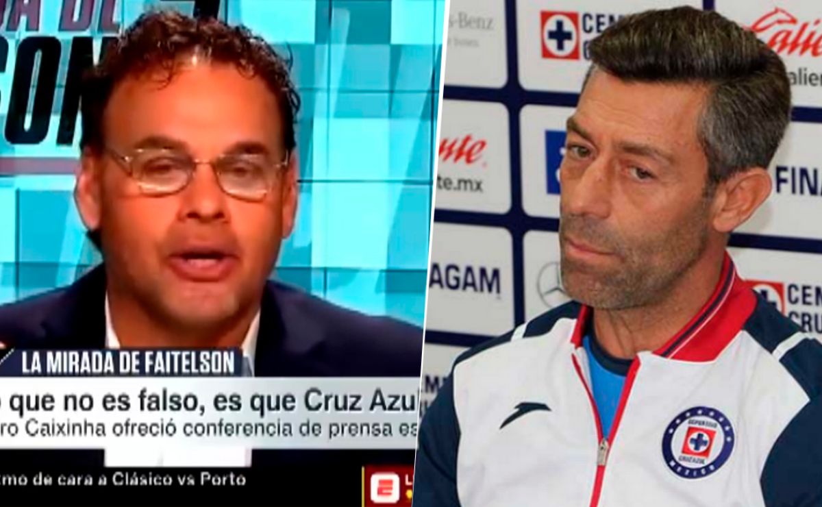 Faitelson le respondió a Caixinha sus acusaciones a la prensa: "Póngase ...