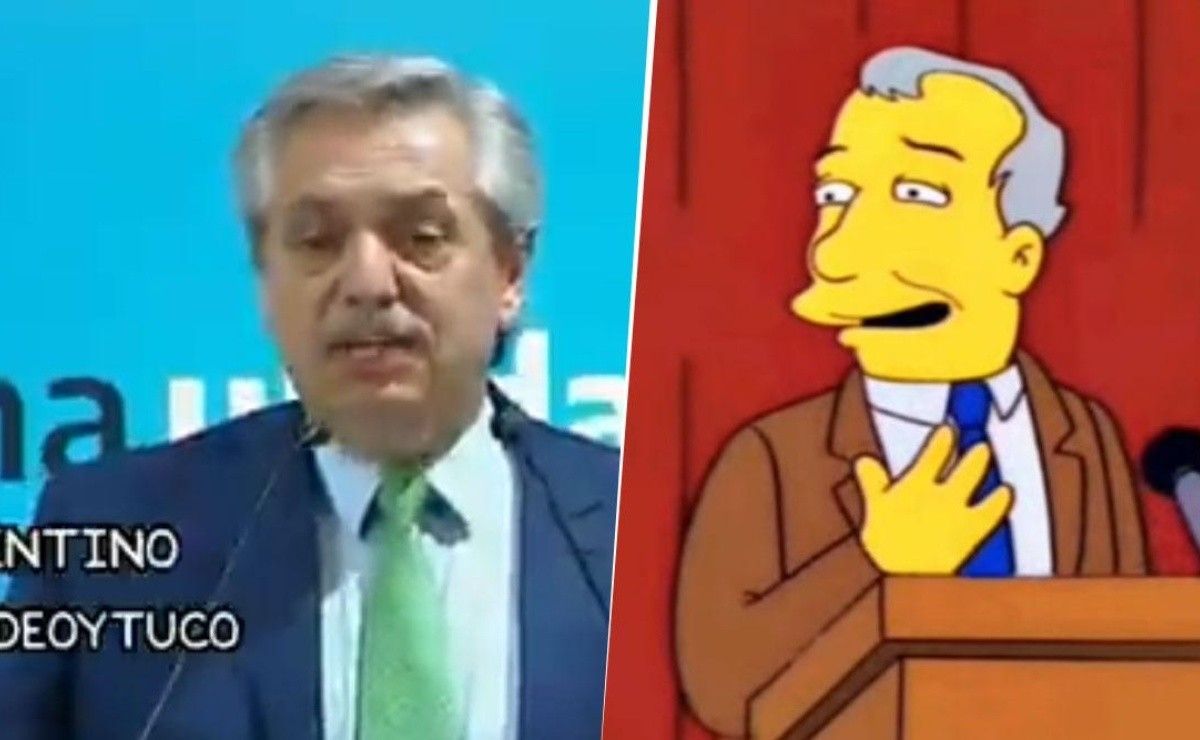Predicen todo: comparan el discurso de Alberto con el de un capítulo de ...