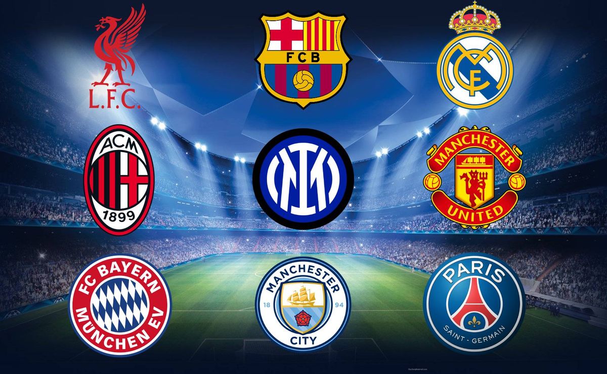 Las camisetas de los equipos de Europa para la temporada 2023/2024 ...
