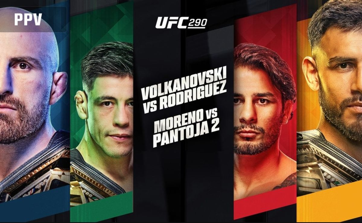 UFC 290: Cartelera completa, fecha, hora y TV para ver el evento - Bolavip