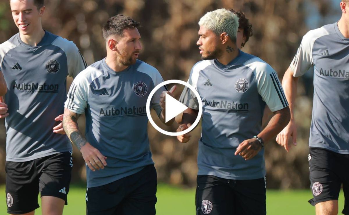 La dupla de Inter Miami : las imágenes de Josef Martínez entrenando con ...