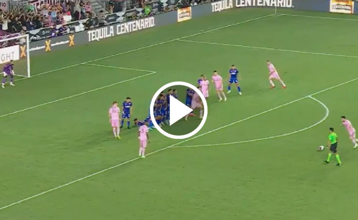 VIDEO | Messi anotó golazo de tiro libre y le dio el triunfo al Inter Miami