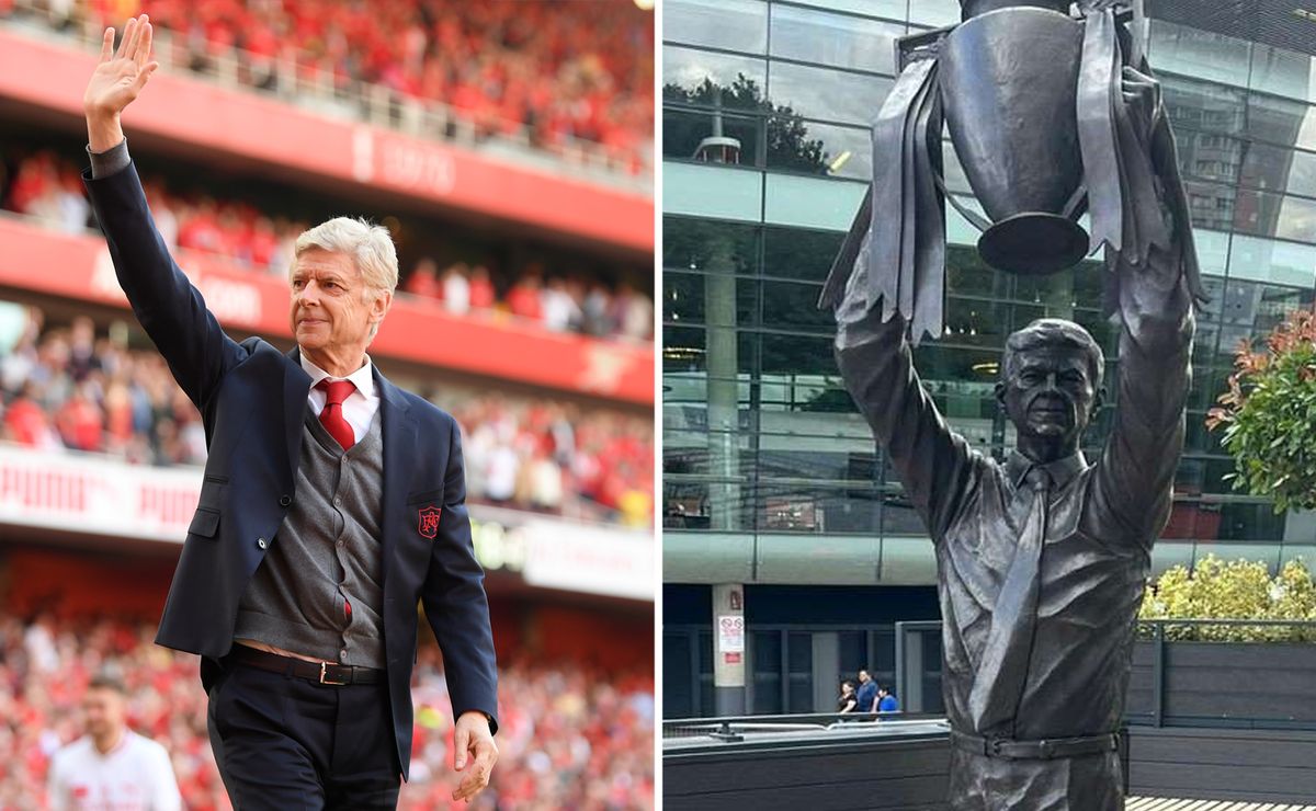 Arsenal celebra al legendario Arsene Wegner con una estatua de 3 metros ...