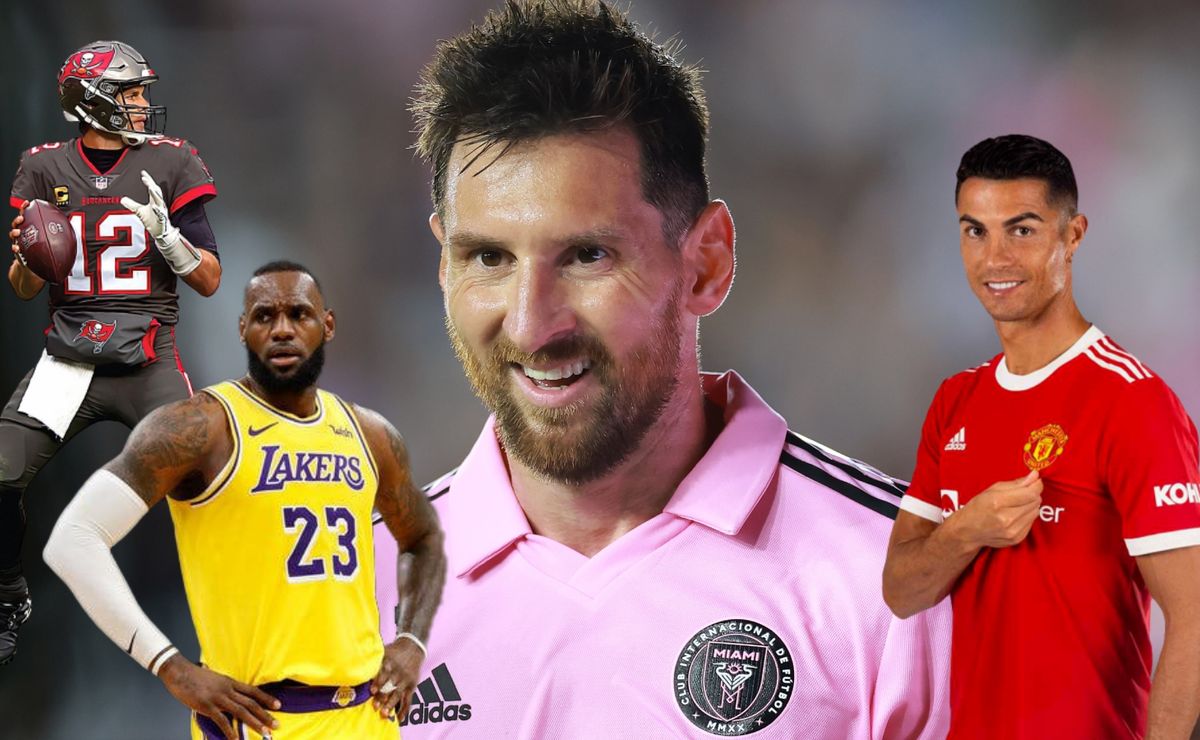 Messi supera récord de CR7, LeBron James y Tom Brady - Bolavip