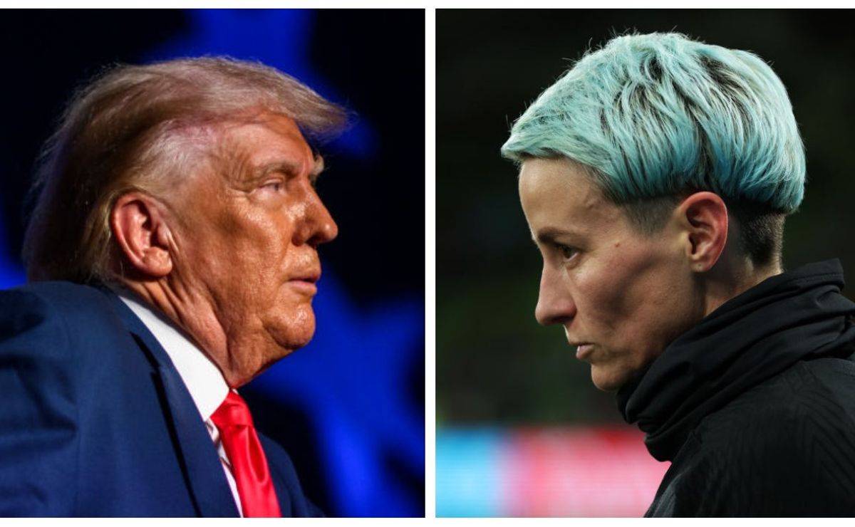 Donald Trump reavivó su pelea con Megan Rapinoe: "Buen tiro" - Bolavip