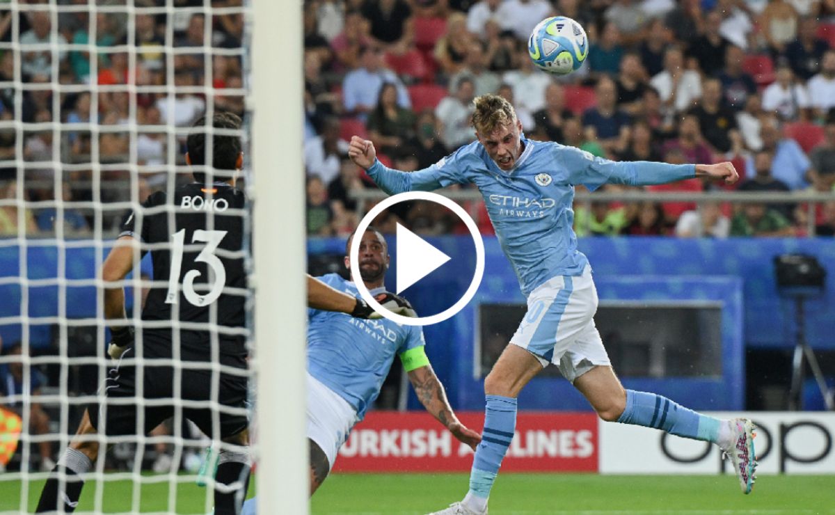 VIDEO: gol de Cole Palmer para empatar la Supercopa de Europa