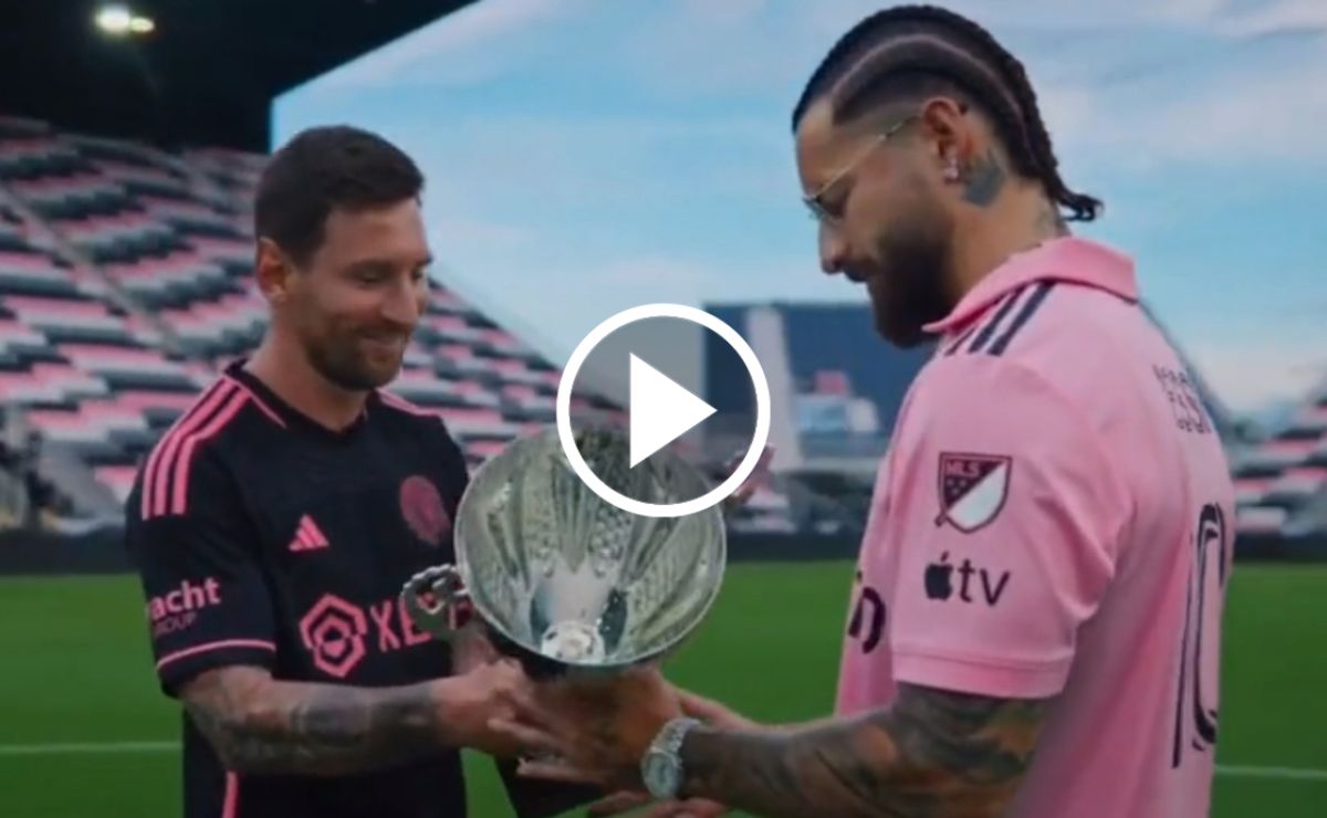 Messi participó en el videoclip de 'Trofeo', la nueva canción de Maluma