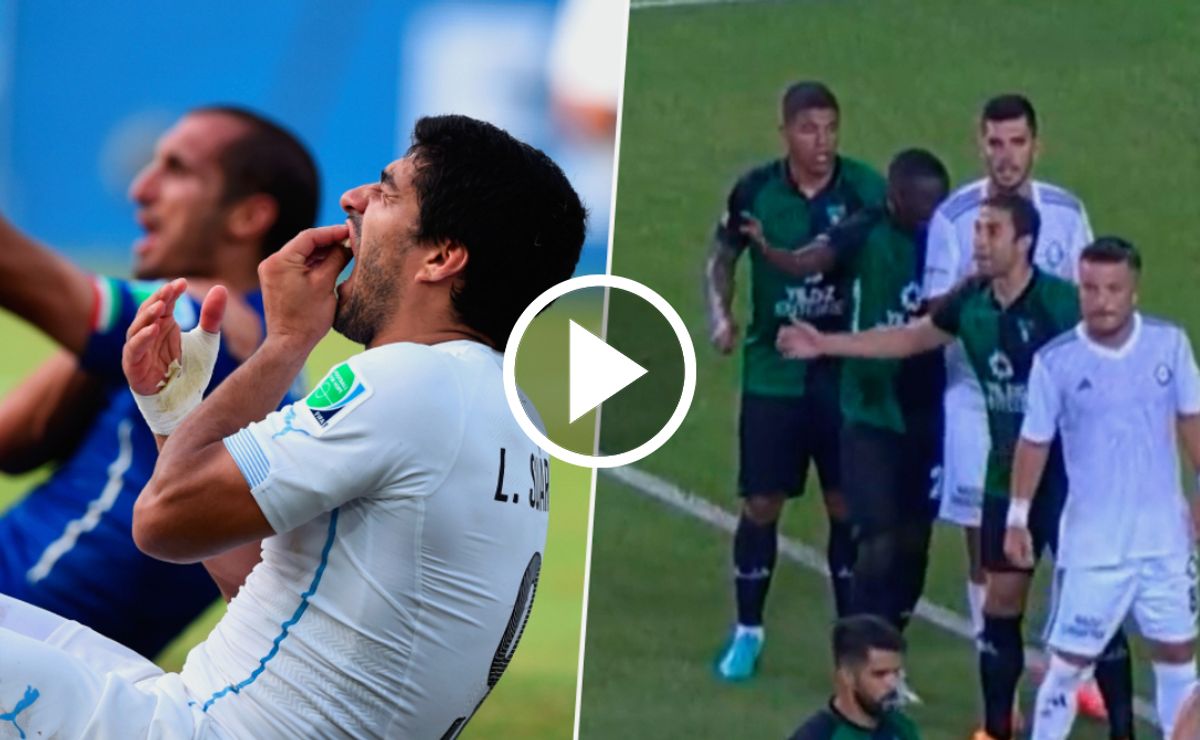 VIDEO | A lo Suárez: violenta mordida en el fútbol de Turquía - Bolavip