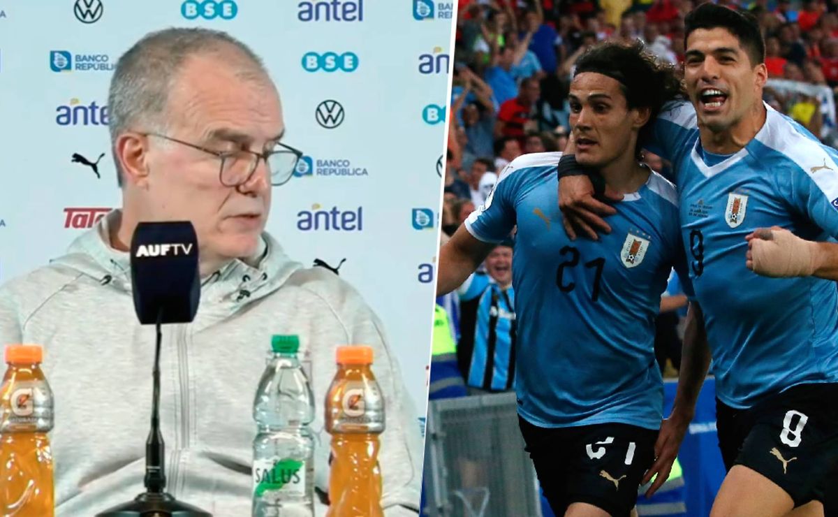 Bielsa revela sus motivos para no convocar a Cavani y Suárez
