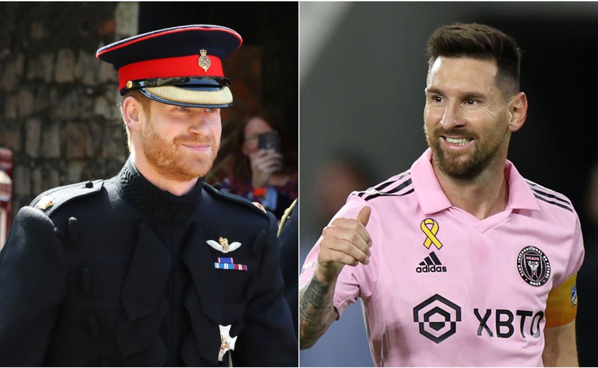 Se reveló cuál fue el épico mensaje del Príncipe Harry para Lionel ...