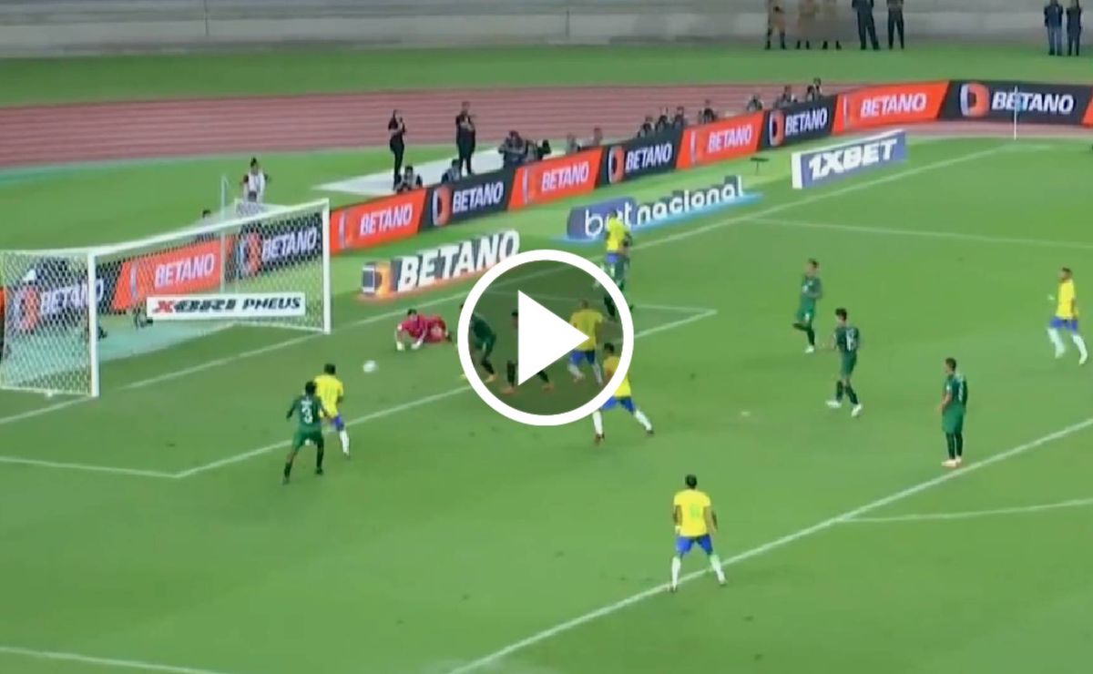 Rodrygo marca el primer gol de Brasil en las Eliminatorias (VIDEO)