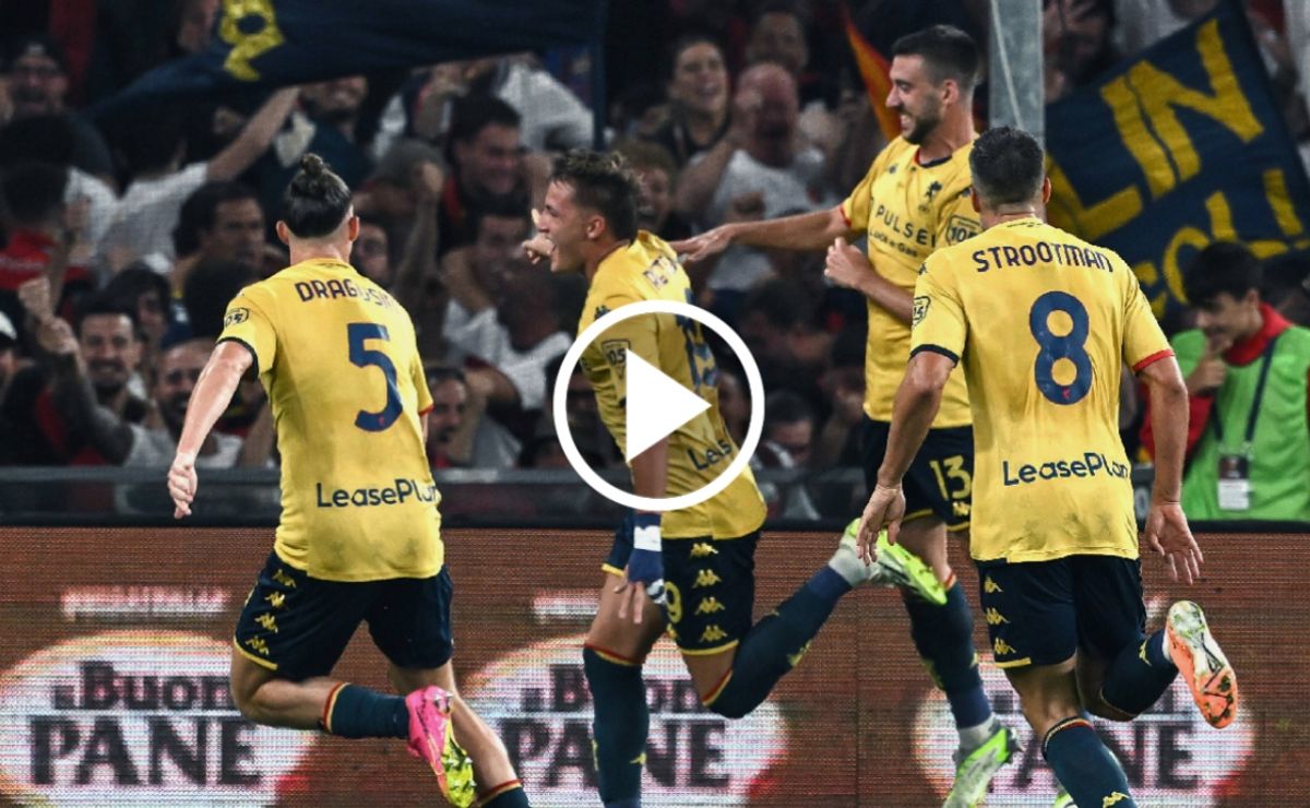 Video: el gol de Mateo Retegui en Genoa vs. Napoli