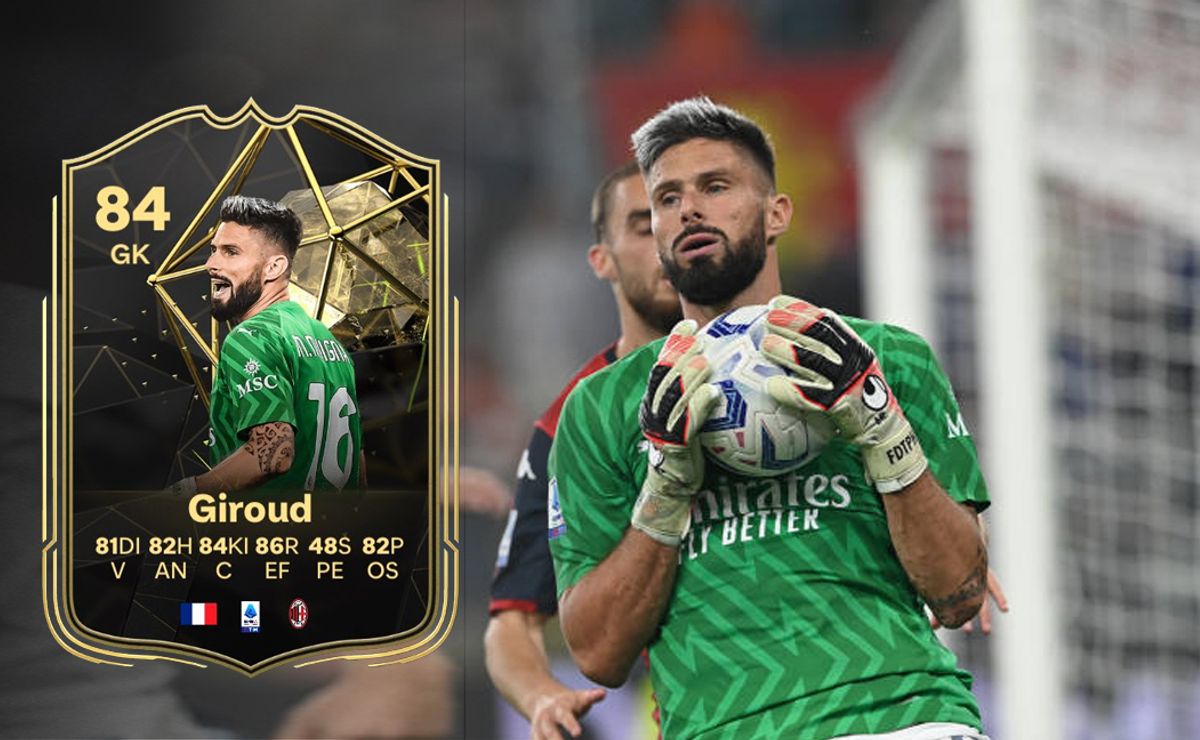Olivier Giroud recibe una carta especial de portero en el Ultimate Team ...