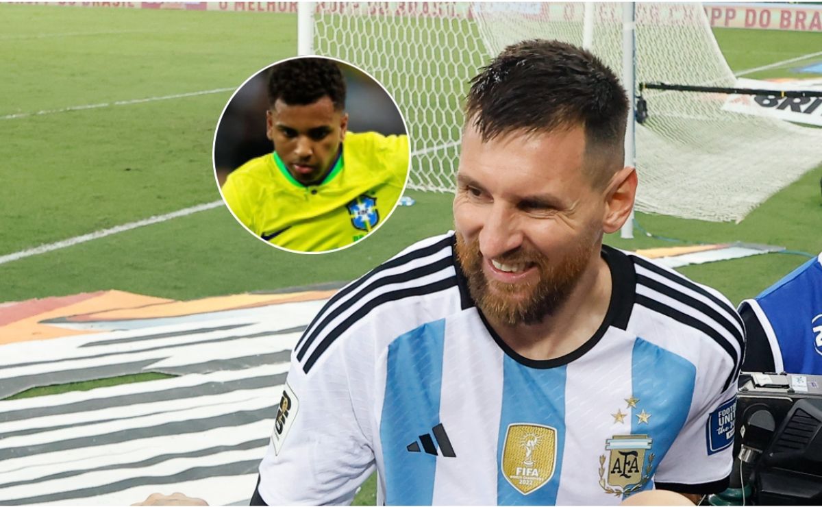 Messi y la solución perfecta para acabar la pelea con Rodrygo - Bolavip
