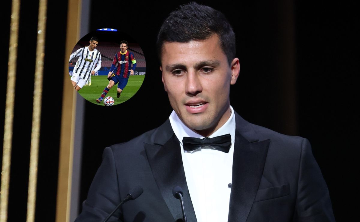 Rodri pone a Messi como el mejor y encima de CR7 - Bolavip
