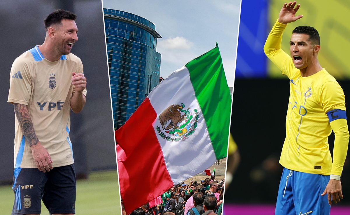 Fracaso en México en la manifestación anti Messi y pro CR7