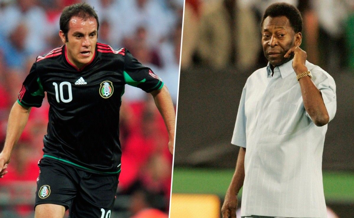 Ni Hugo, ni Rafa: Cuauhtémoc Blanco, el mexicano favorito de Pelé ...