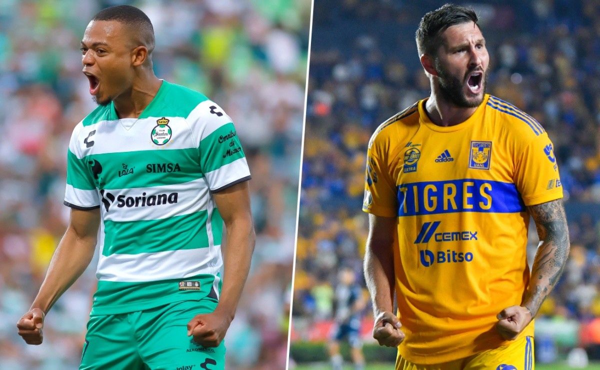 Las alineaciones de Santos Laguna vs Tigres UANL por la Jornada 1 de la ...
