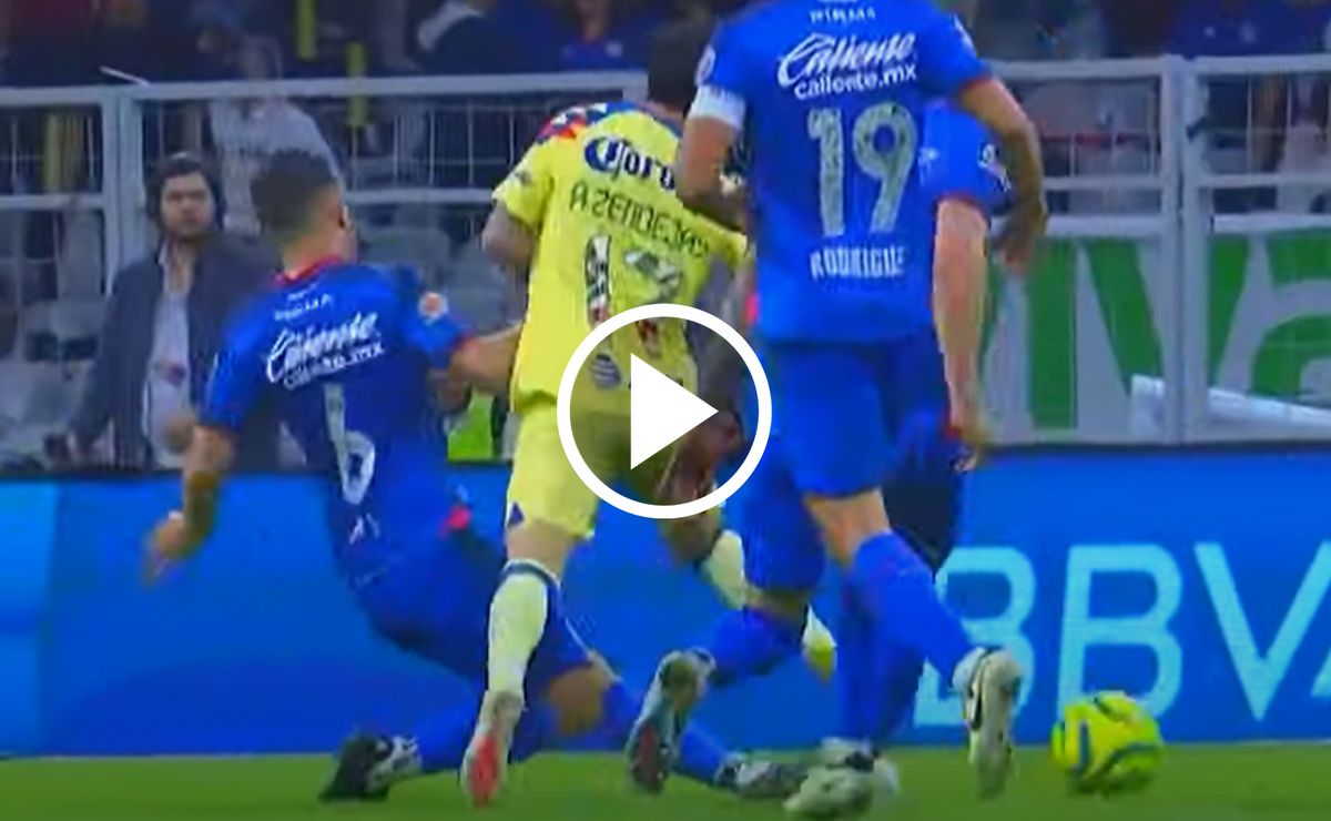 El polémico penal no cobrado en el América vs. Cruz Azul - Bolavip Mexico
