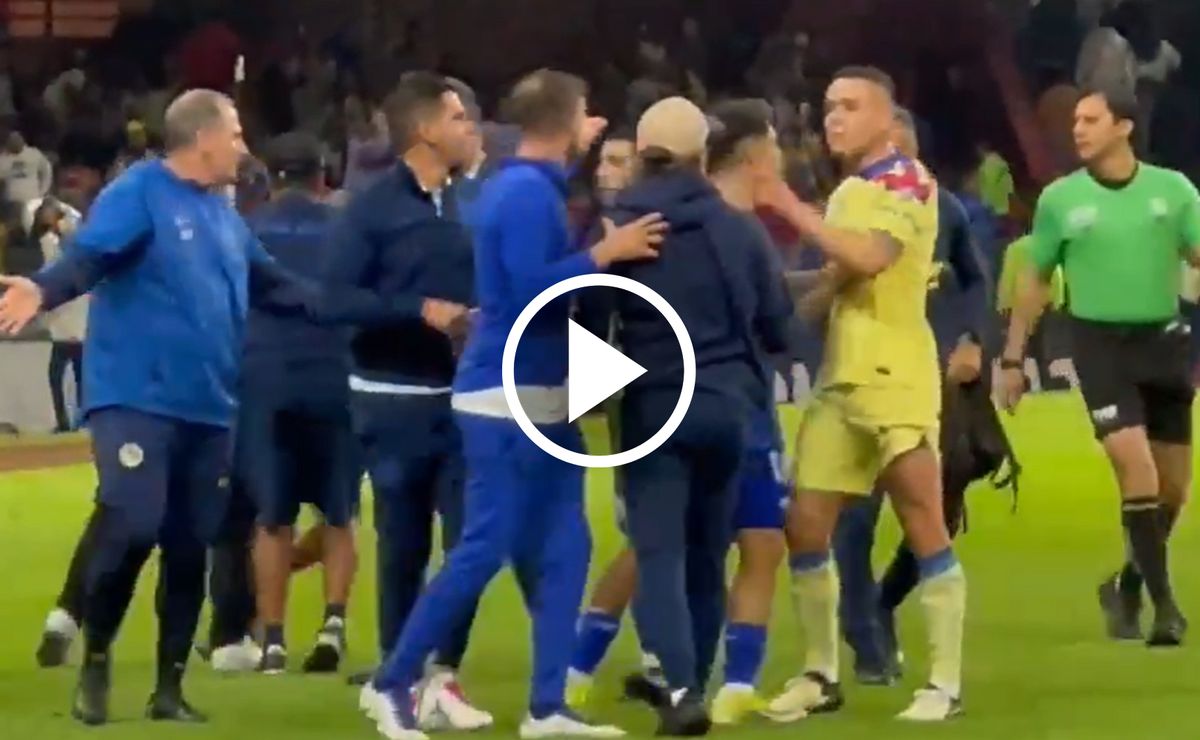 Pelea entre América y Cruz Azul tras el Clásico Joven - Bolavip Mexico