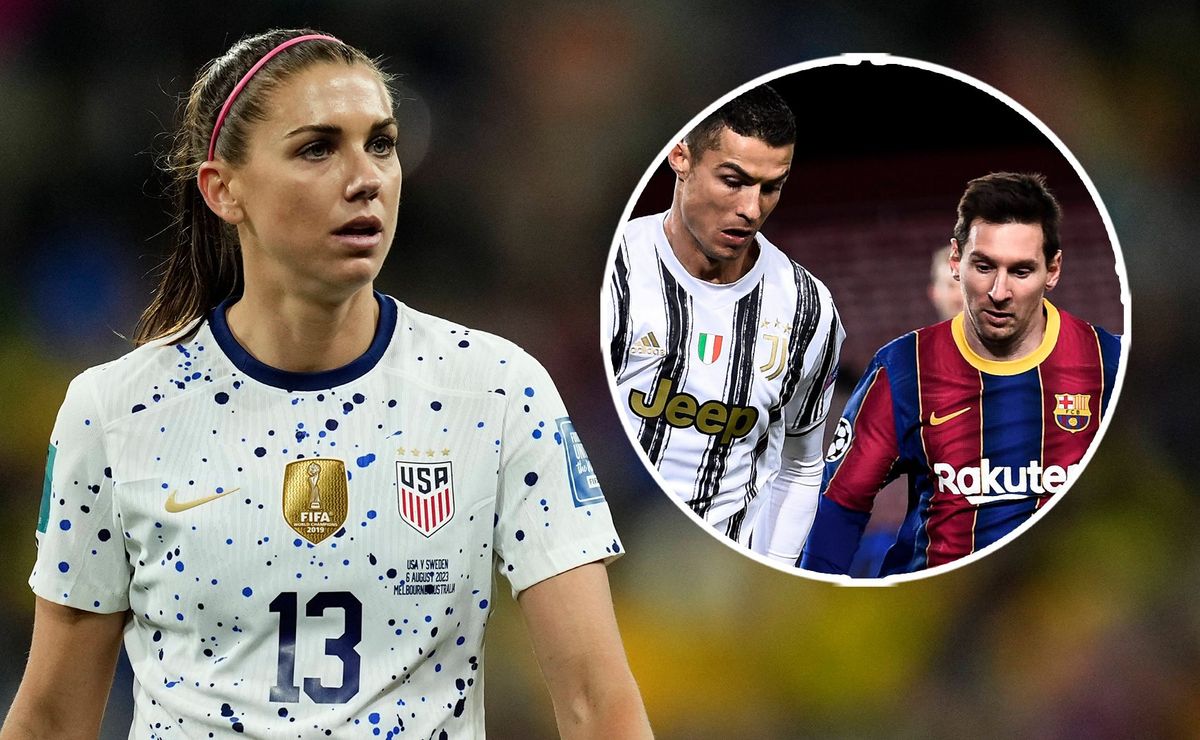 Alex Morgan no dudó y eligió al mejor entre Lionel Messi y Cristiano ...