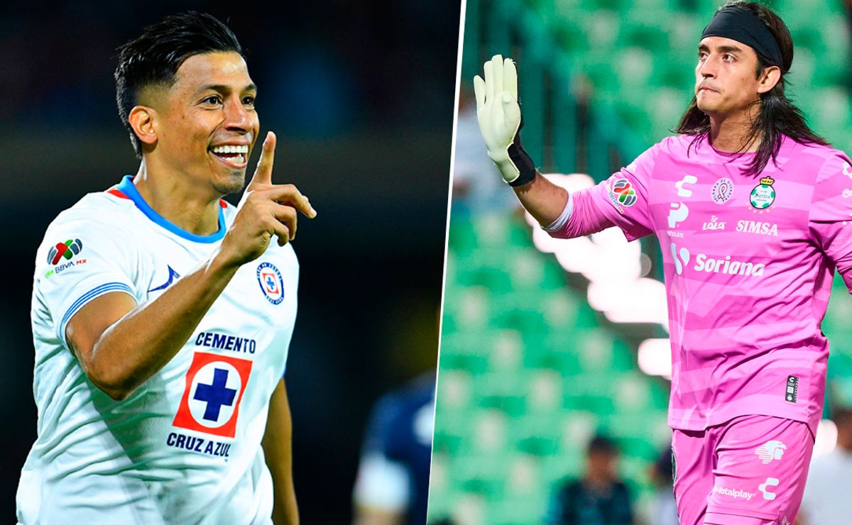 Las alineaciones de Cruz Azul vs. Santos Laguna por la Liga MX ...