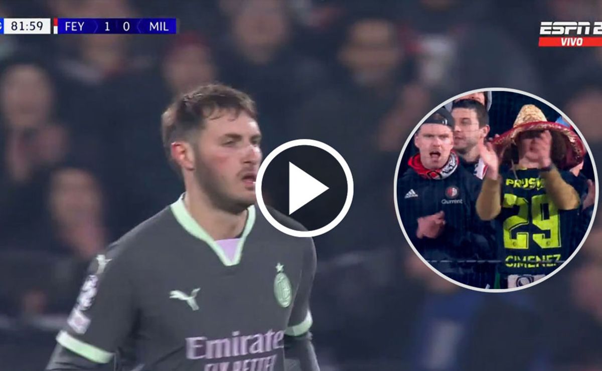 VIDEO: resonante ovación a Santi Giménez en Feyenoord vs. Milan - Bolavip Mexico