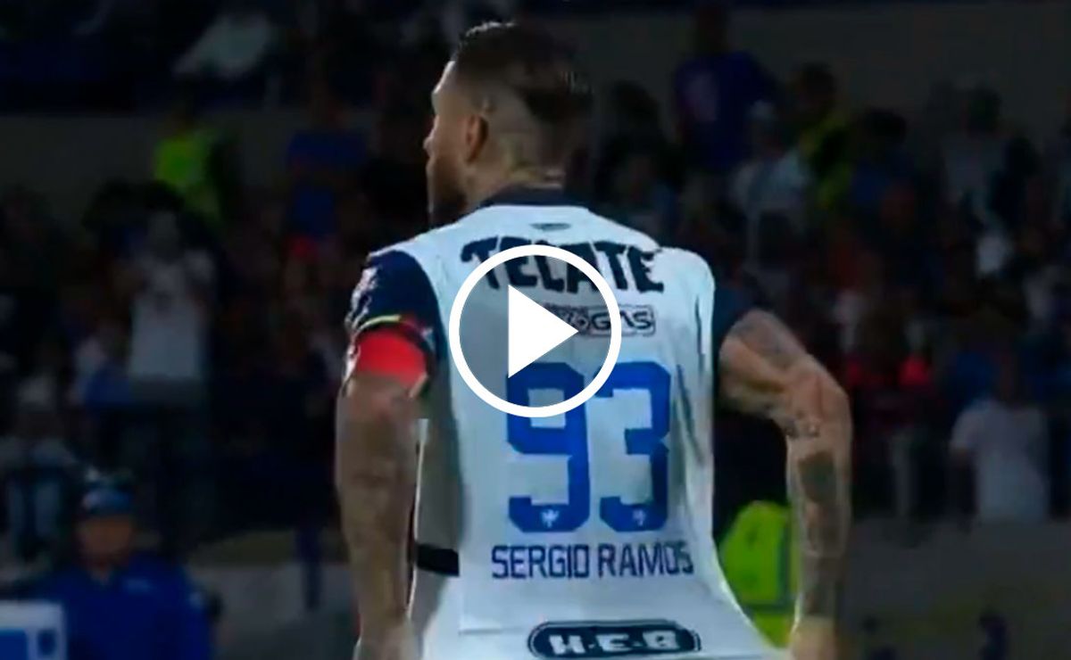 VIDEO: el gol de Sergio Ramos para el 1-0 de Rayados a Cruz Azul ...