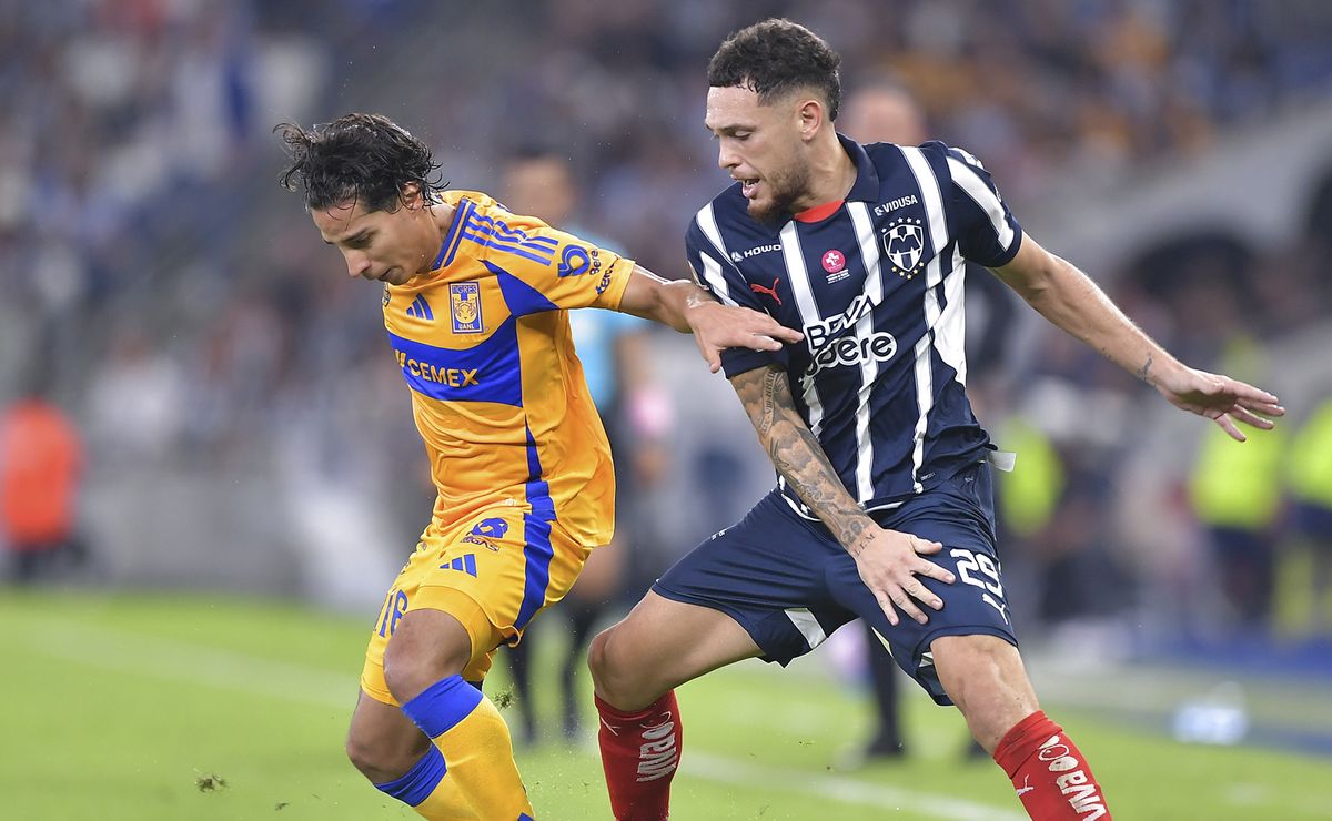 Las alineaciones de Tigres vs. Rayados por el Clausura 2025