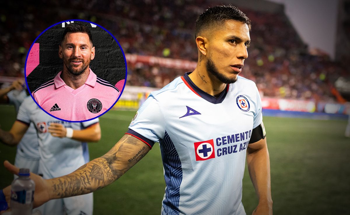 La PROMESA de Salcedo a su hijo: conocer a Messi en el Cruz Azul vs ...