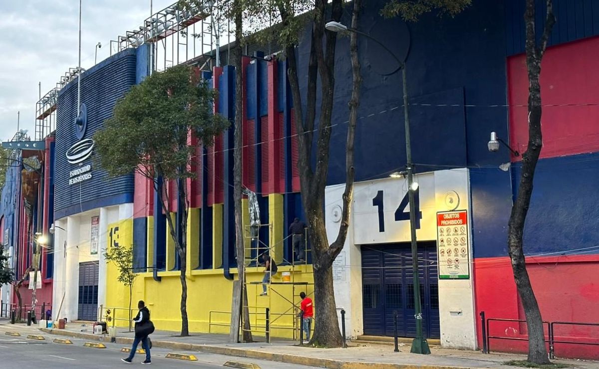 Cruz Azul: ¿el Estadio Azul pintado de amarillo por América? - Vamos Azul
