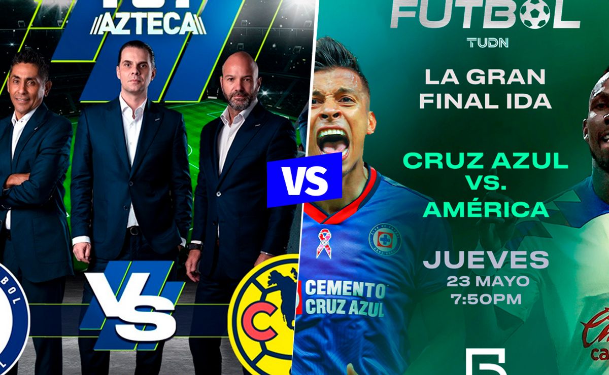 ¿Cruz Azul vs. América va por Televisa y TV Azteca? En qué canales de ...