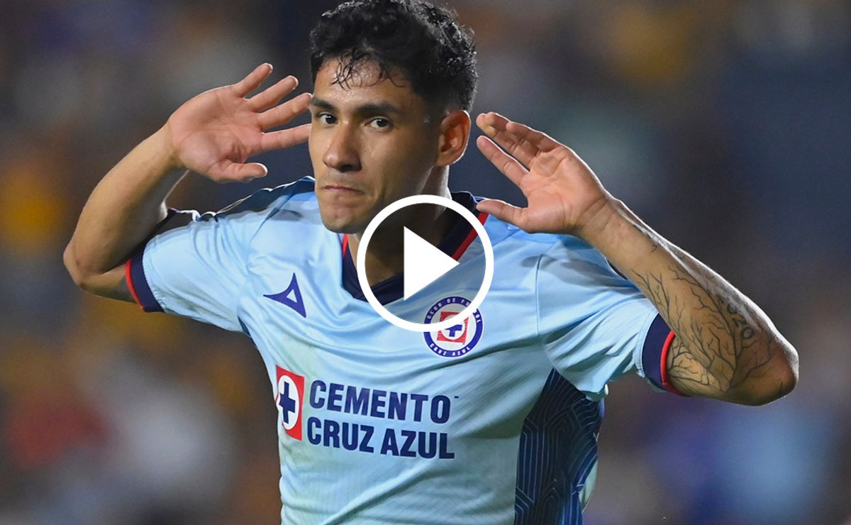 A lo Messi: así le festejó Uriel Antuna a Tigres su último gol con Cruz Azul - Vamos Azul