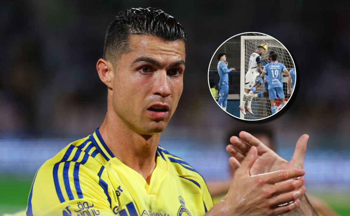 La reacción de Cristiano Ronaldo al gol de Sergio Ramos a Cruz Azul