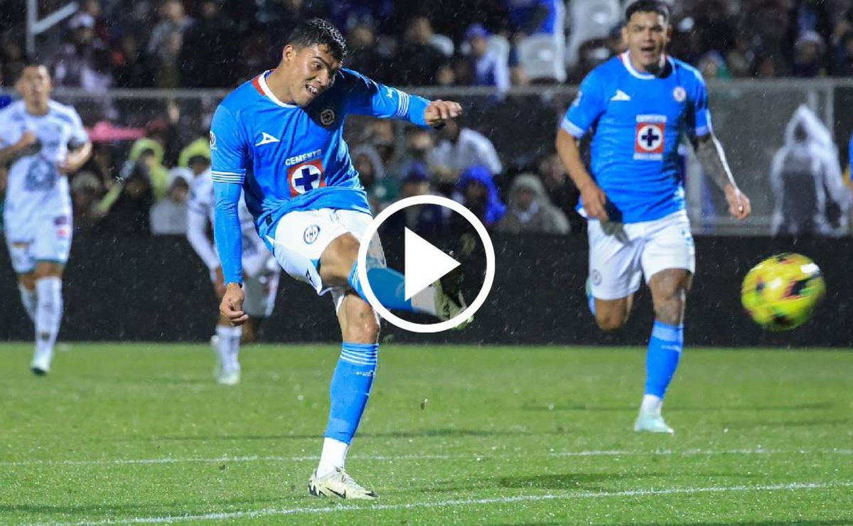 Bryan Gamboa marcó un doblete en el amistoso de Cruz Azul vs. León