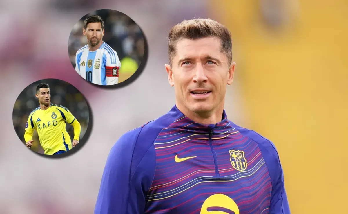 Lewandowski revela lo que le iguala con Messi y CR7 - Bolavip