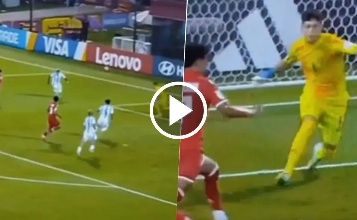 Mundial Sub 17 Qatar 2025: la atajada a lo Dibu Martínez de Jose Castelau