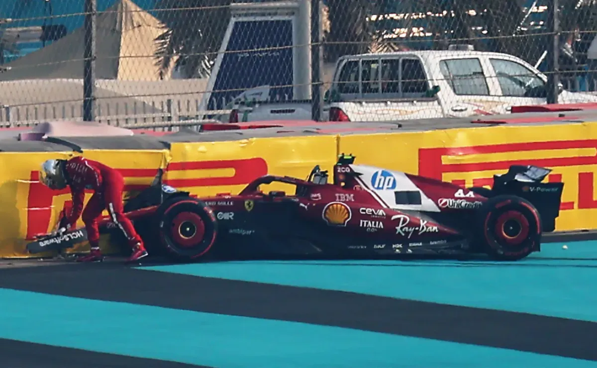 FP3 de Abu Dhabi: Russell líder, Colapinto 19°, accidente de Hamilton y ...