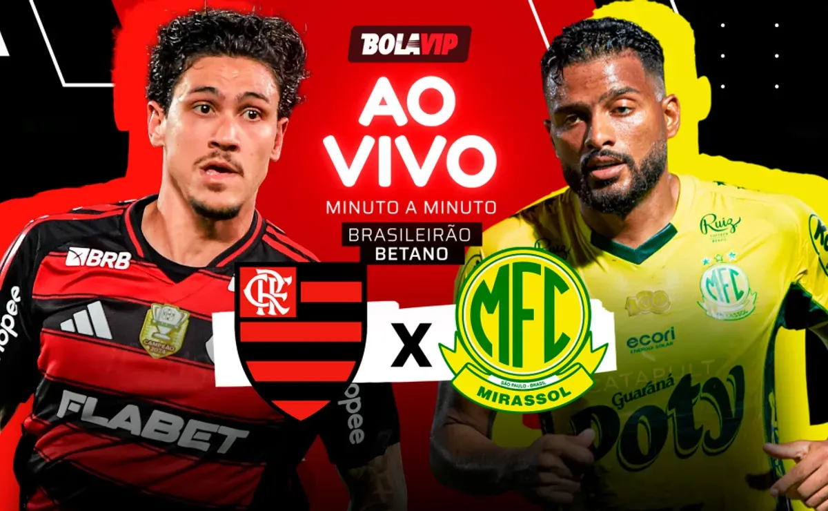 Flamengo x Mirassol AO VIVO - Brasileirão Betano