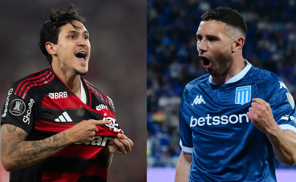 Martínez, do Racing, marcou mais gols que Pedro do Flamengo em 2025