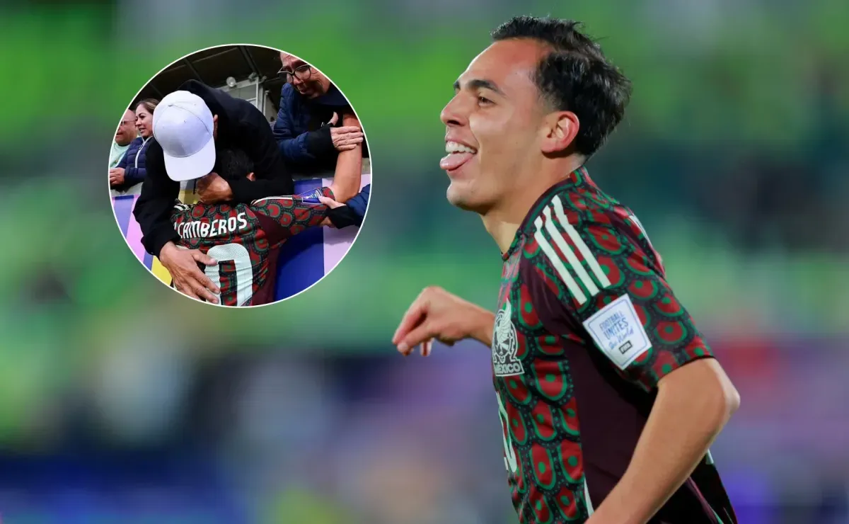 El conmovedor abrazo de Hugo Camberos con sus padres