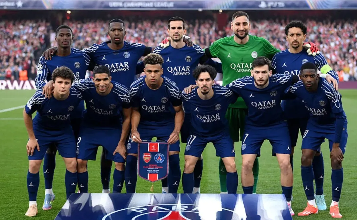 Probable formación de PSG para la final de la UEFA Champions League